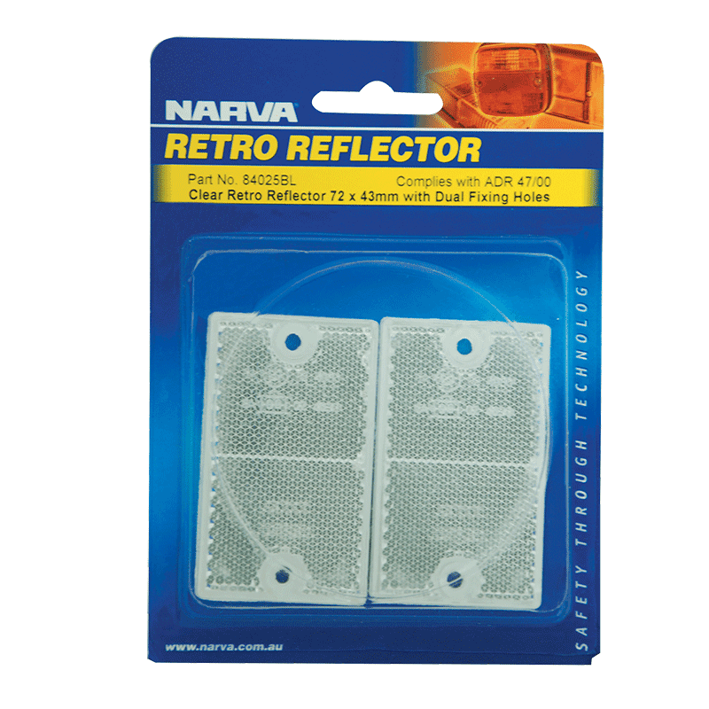 Narva Retro Reflector (Clear) - Caravan Accessories | Lewis RV